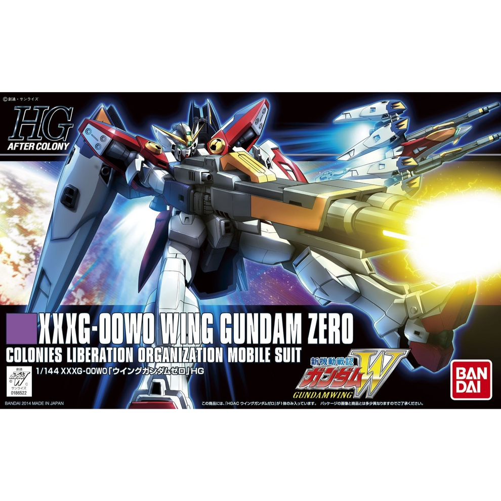 HG After Colony - Wing Gundam Zero - 1/144 Scale Model Kit #174 – Hobby ...